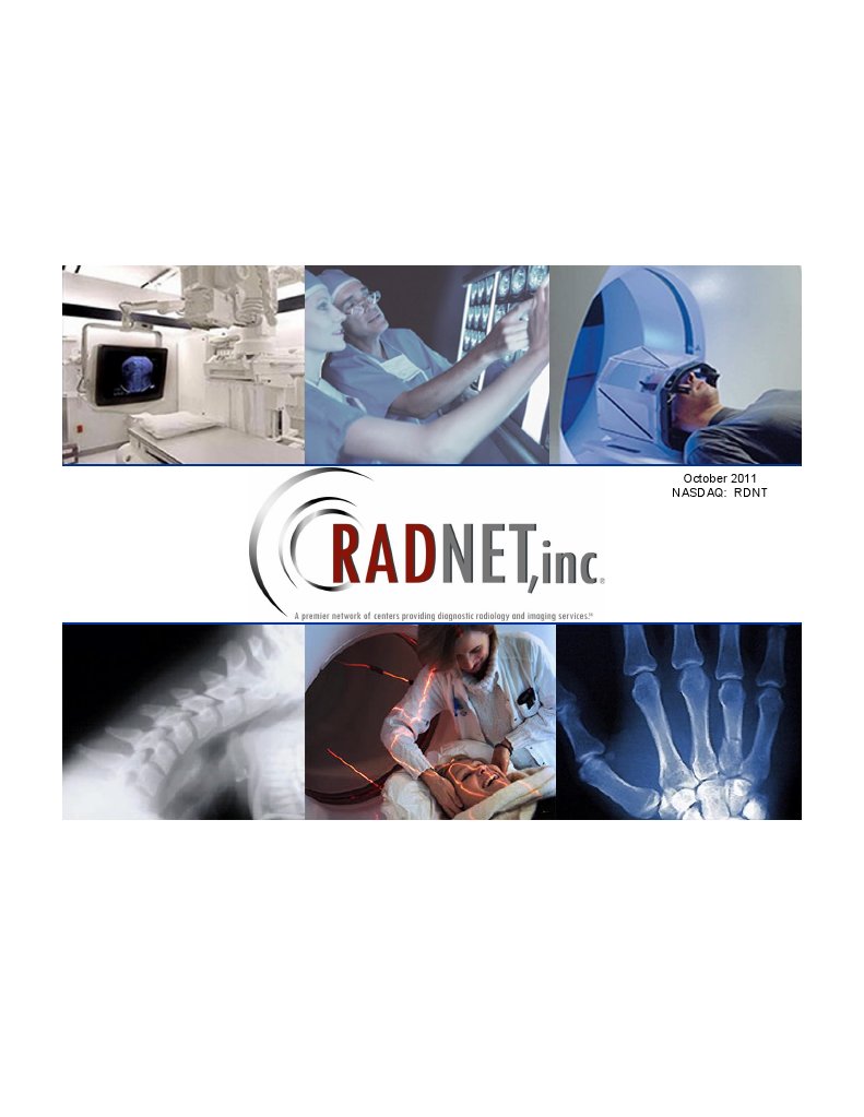 Radnet RDNT | PDF | Medical Imaging | Radiology