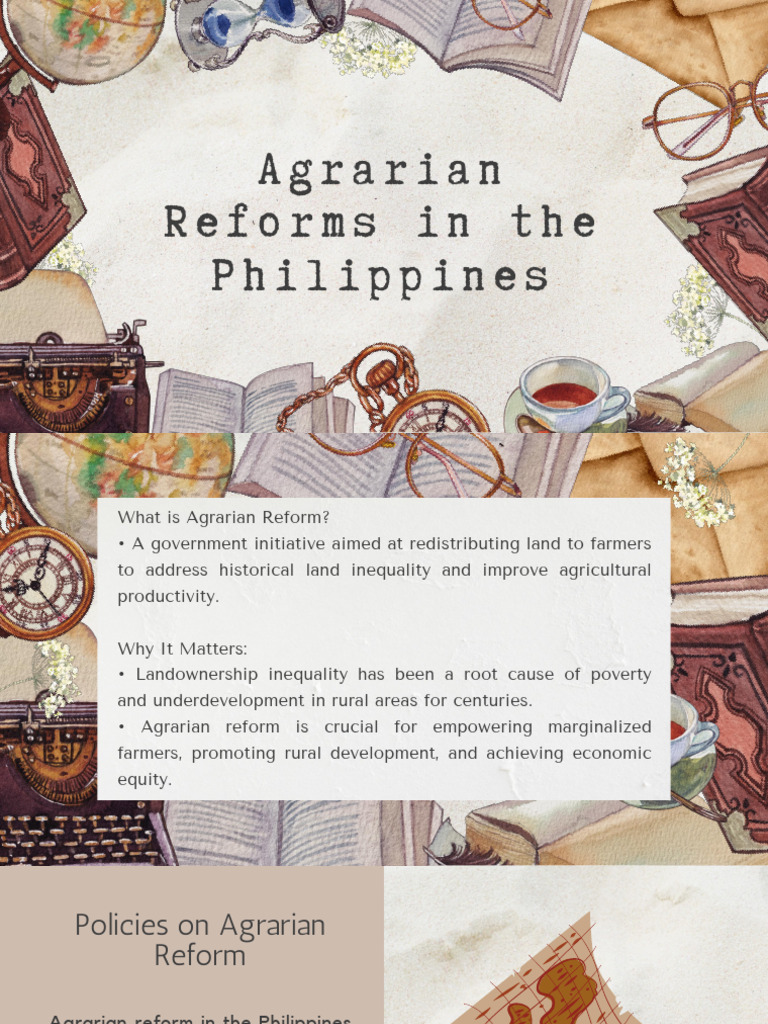Agrarian Reform in the Philippines Explained | PDF | Agrarianism | Landlord