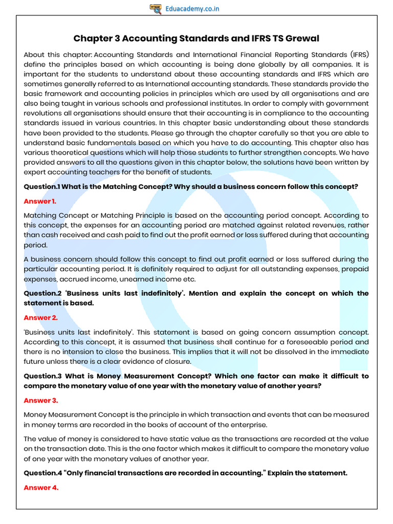 Accounting Standards and IFRS Overview | PDF | Debits And Credits ...