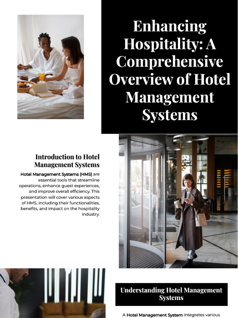 Slidesgo Enhancing Hospitality A Comprehensive Overview of Hotel Management Systems ...