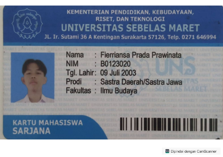 Kartu Mahasiswa - Compressed | PDF