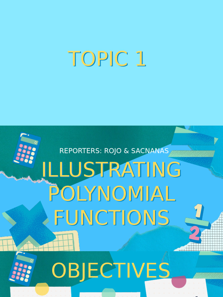Illustrating Polynomial Functions | PDF | Polynomial | Multiplication