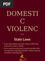 ATI Module - Abuse, Aggression and Violence | PDF