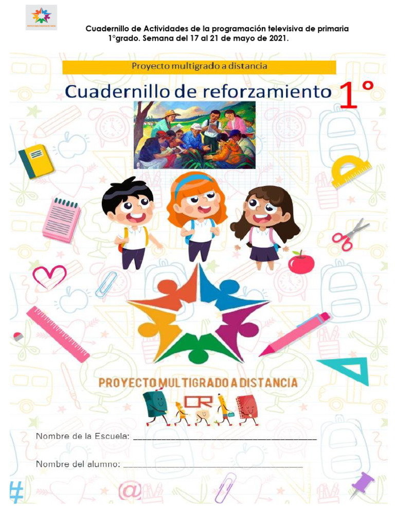 Actividades Primaria 1° Grado: Mayo 2021 | PDF | Color | Aprendizaje