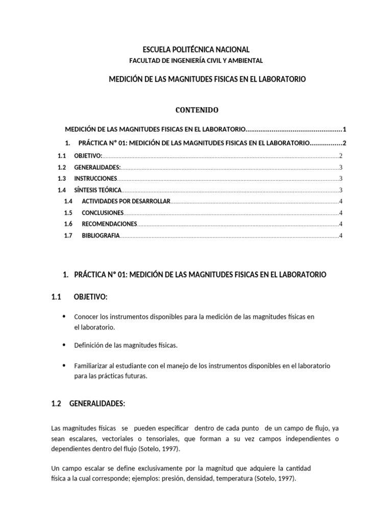 Practica #1 Magnitudes Físicas | PDF | Vector Euclidiano | Canal