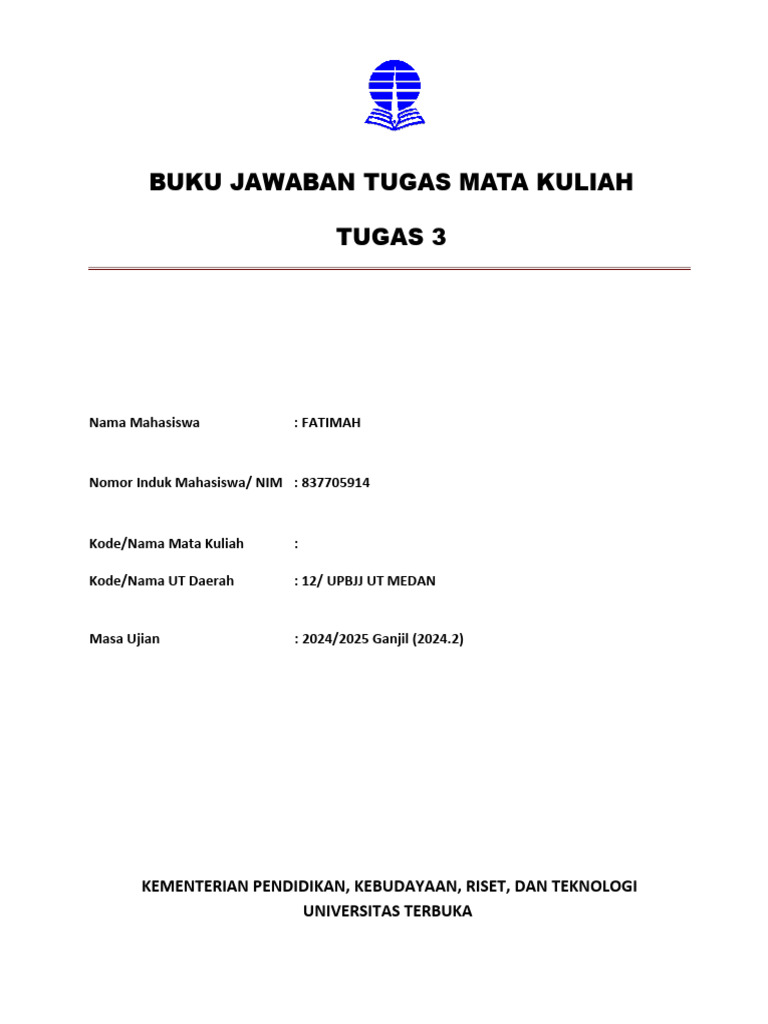 PDGK4502 Pengembangan Kurikulum Dan Pembelajaran Di SD - Tugas 3 Fatimah | PDF