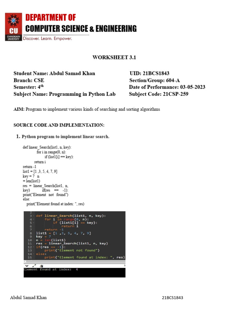Samad - 3.1 | PDF | Applied Mathematics | Theoretical Computer Science