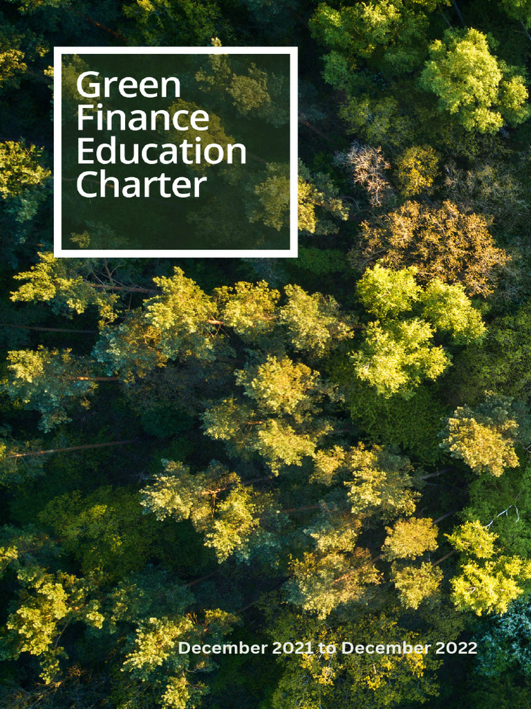 Green Finance Education Charter Report 2022 | PDF | Sustainability