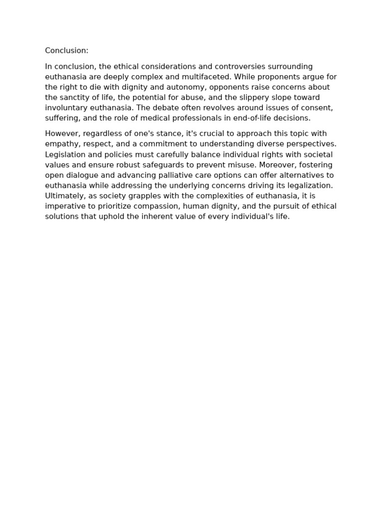 Conclusion Term Paper | PDF