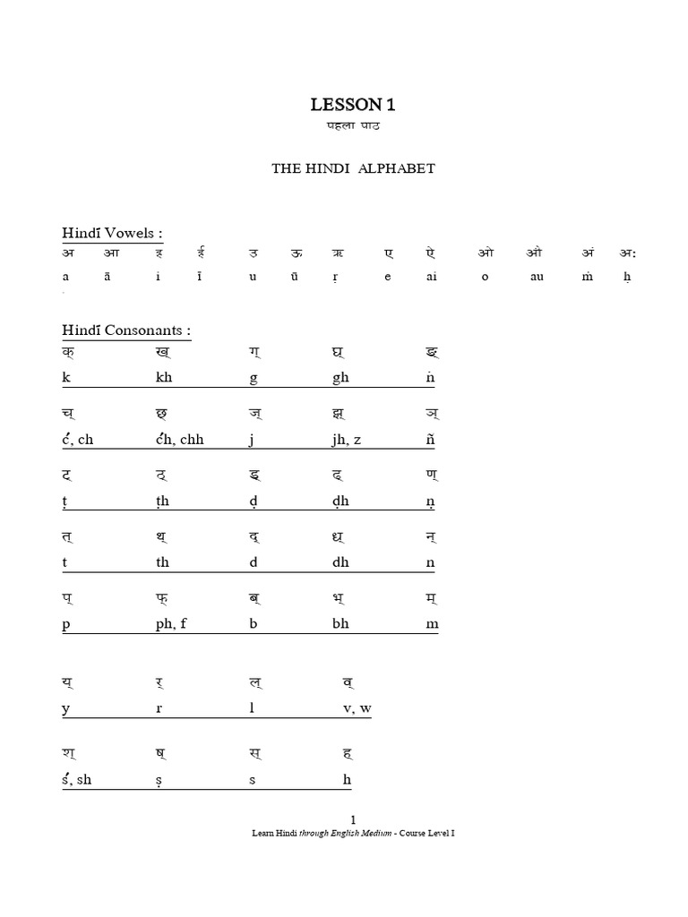 Hindi Alphabet | PDF | Language Families | Phonetics