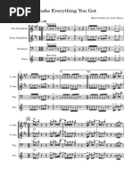 Mellophone Fingering Chart For Mellophone Instrument | PDF