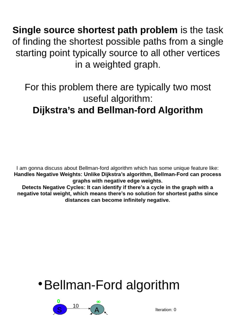 Bellman Ford | PDF | Graph Theory | Computational Complexity Theory