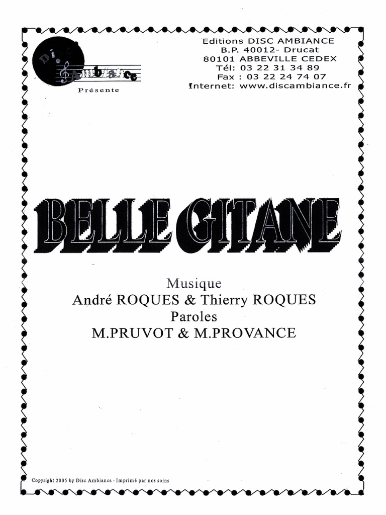 Belle Gitane | PDF