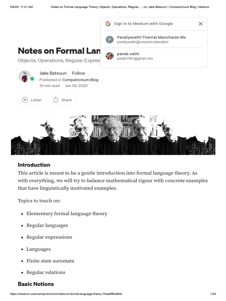 Unit 2 Formal Language Theory | PDF | String (Computer Science) | Regular Expression