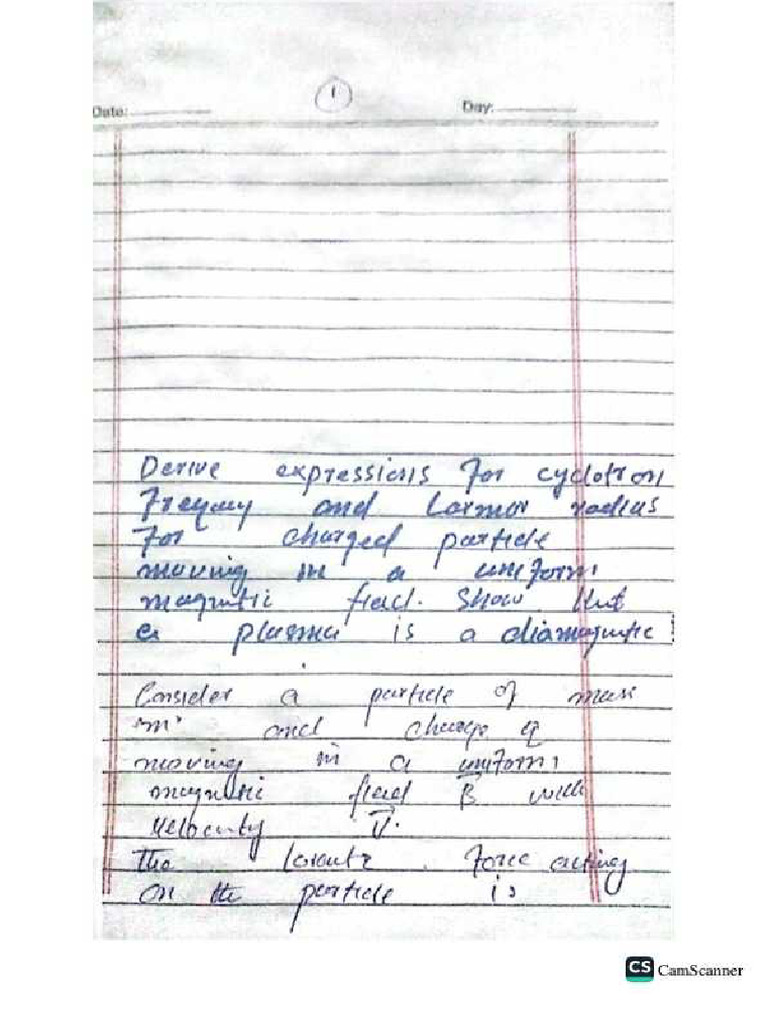 Plasma Assignment | PDF