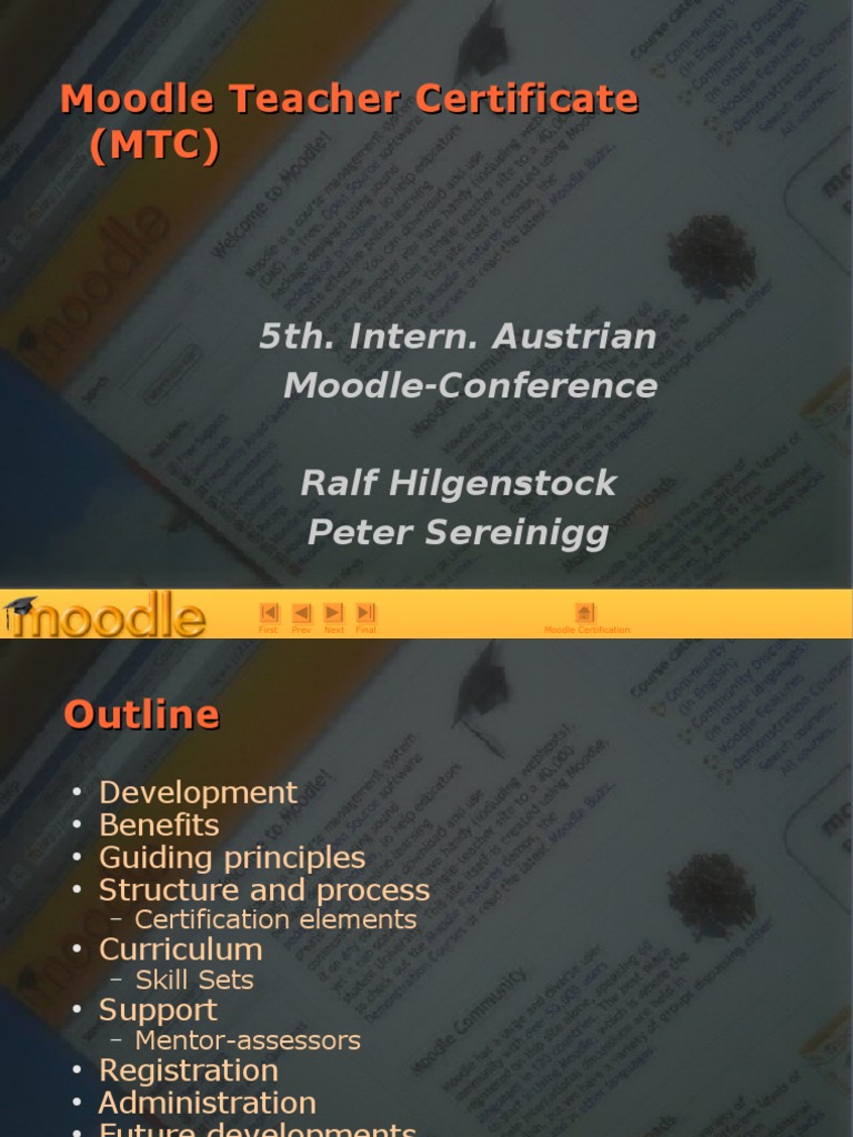 Moodle Teacher Certificate (MTC) | PDF | Moodle | Internet Forum