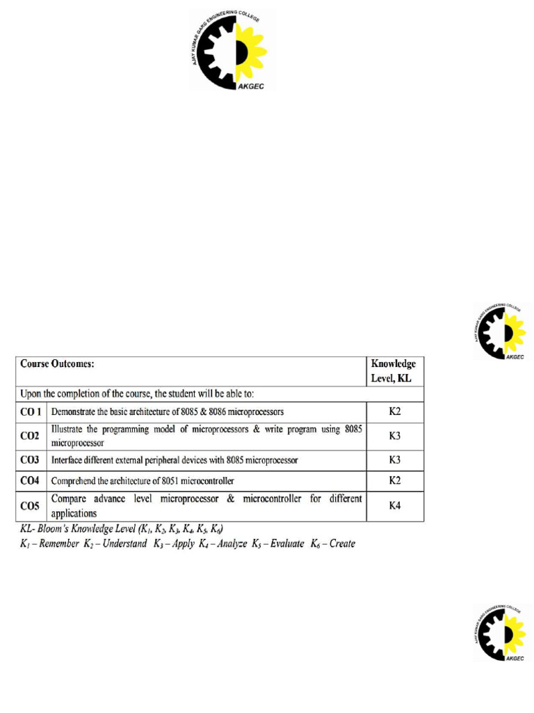 Micro Lectures - 240903 - 160431 | PDF | Input/Output | Logic Gate