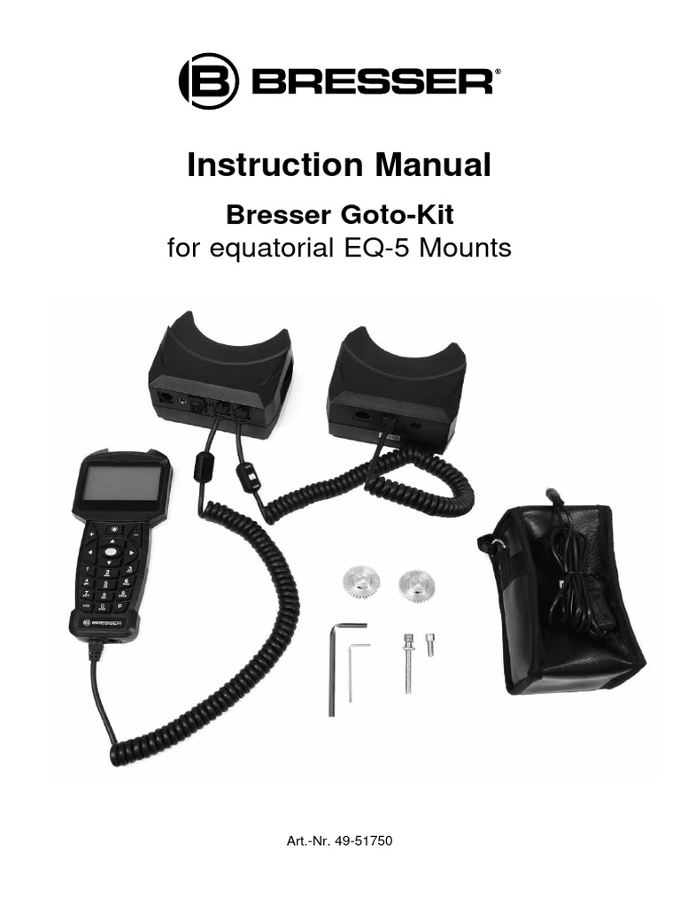 Instruction Manual: For Equatorial EQ-5 Mounts | PDF