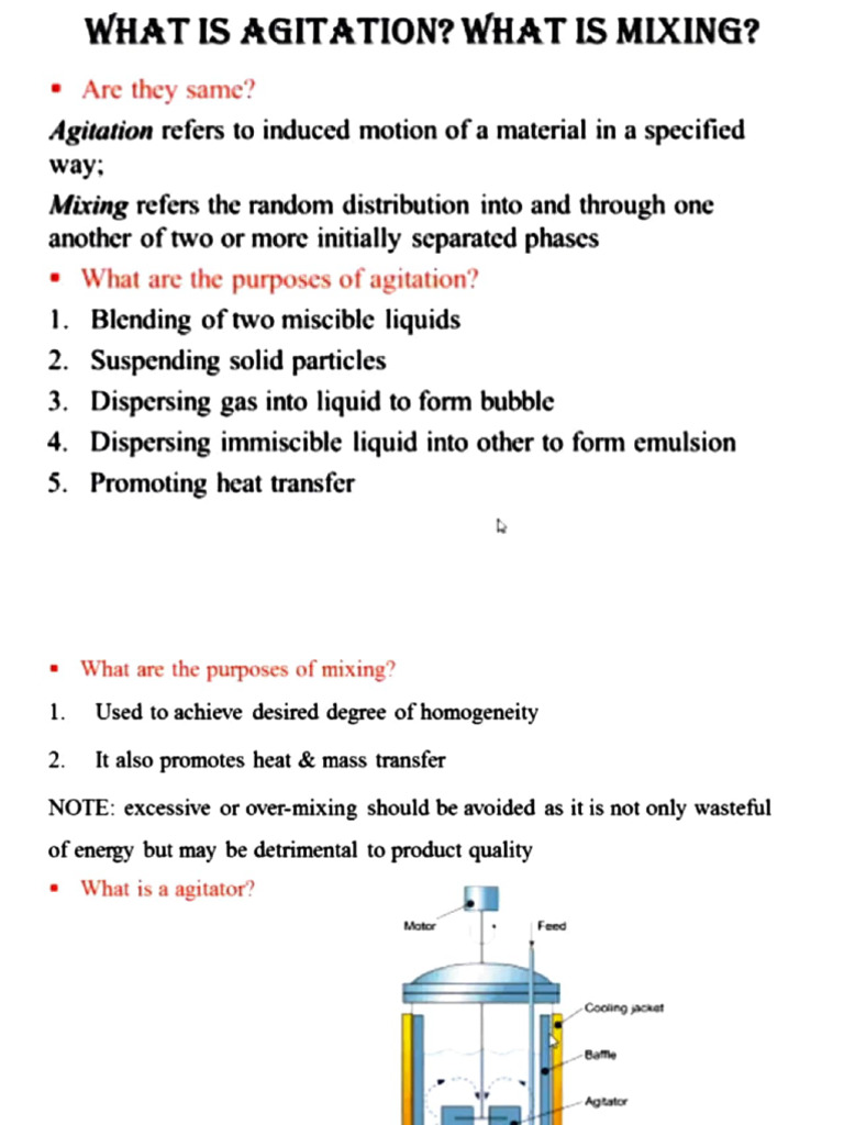 Agitation RD | PDF