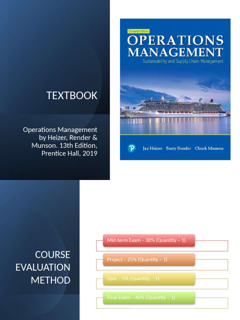 Operations - Management - Presentation Chapter 1&2 | PDF | Operations ...