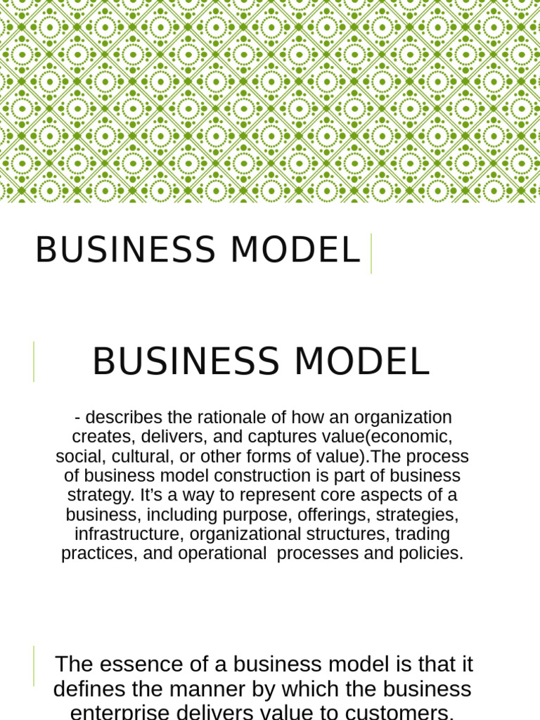 Business Model | PDF | Business Model | Market Segmentation