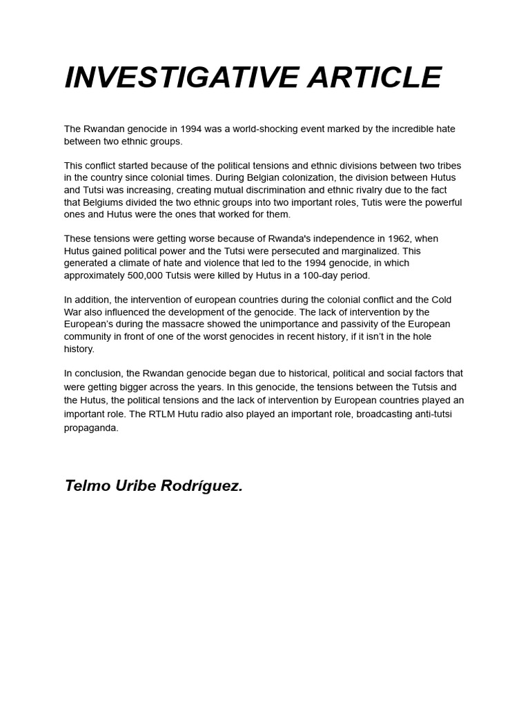 Investigative Article | PDF