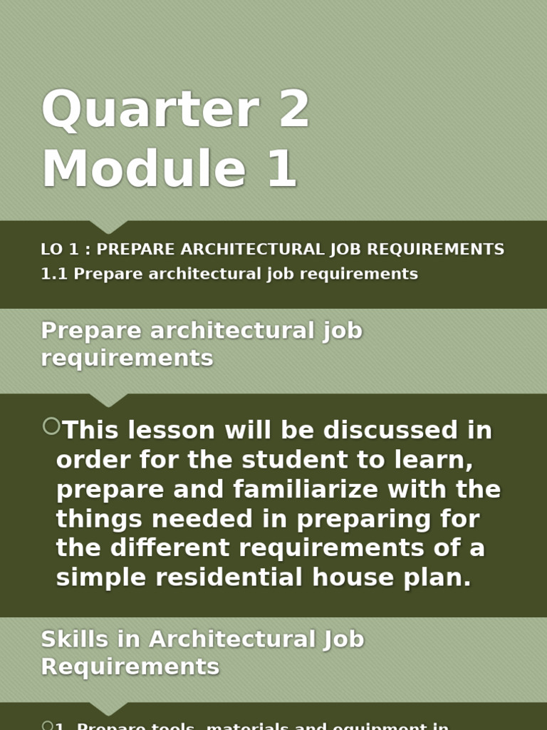 Quarter 2 Module1 | PDF | Civil Engineering