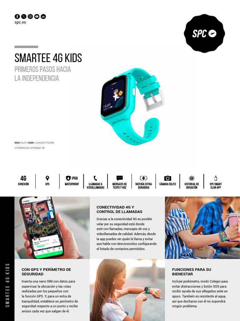 FT SMARTEE 4G KIDS 9641V ES-v7 | PDF | Dispositivos inteligentes ...