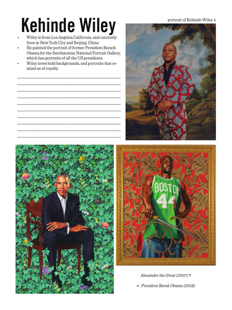 BHM Through Painting Handout | PDF | Paintings