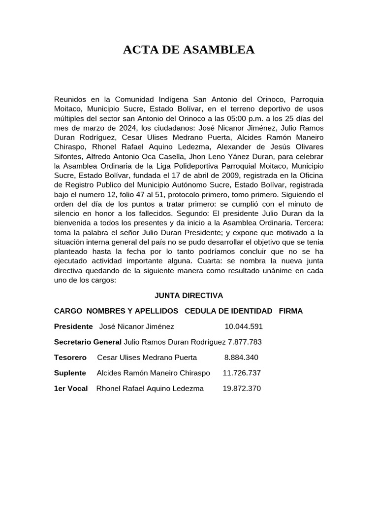 Asamblea | PDF | Gobierno