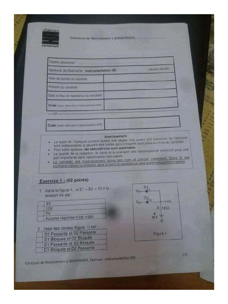 Exm Imstremunation 2 | PDF