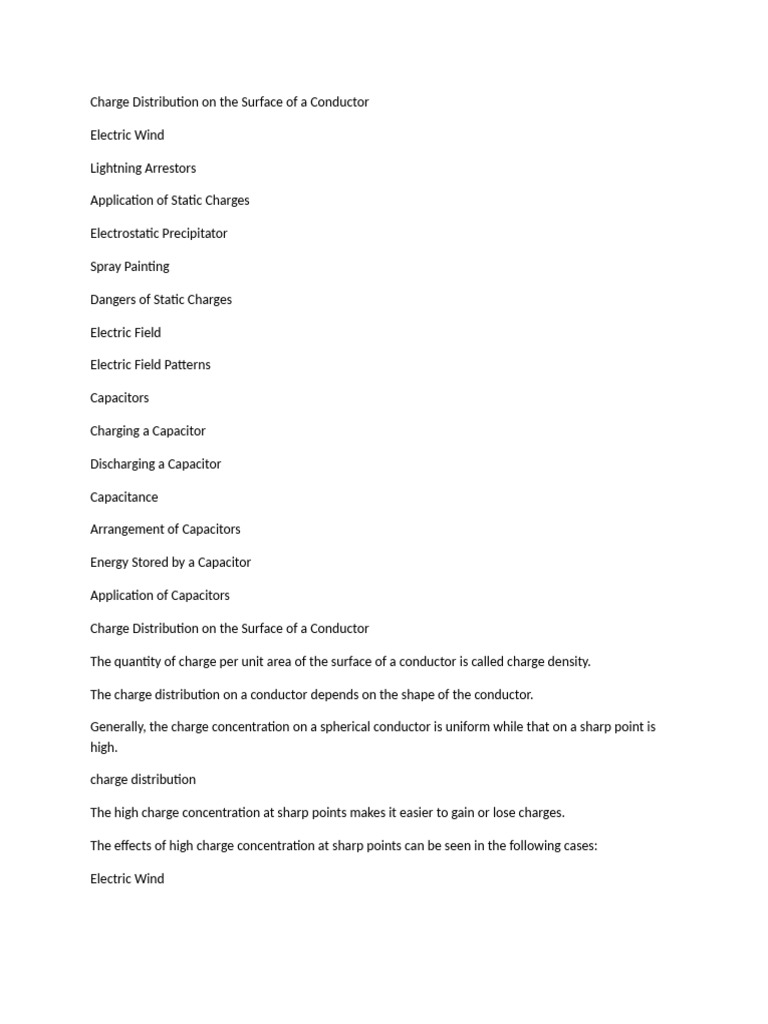 Electrostatics 2 | PDF | Capacitance | Capacitor