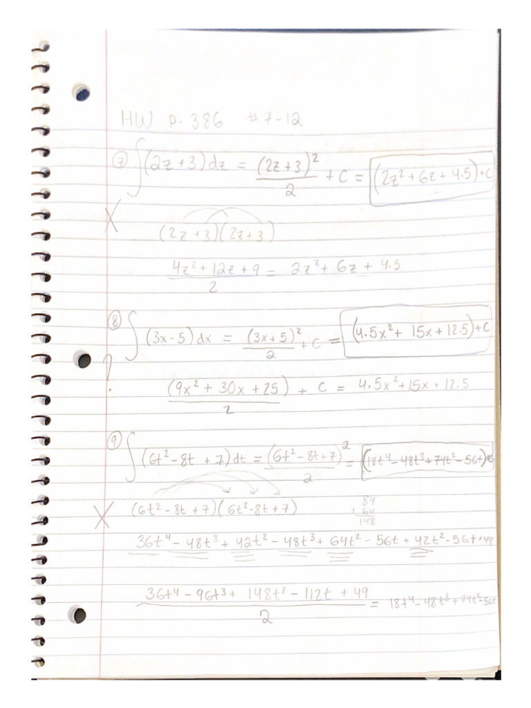 At - Calc HW 410 | PDF