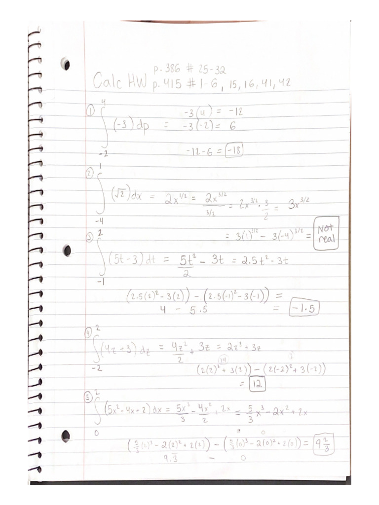 AT - Calc HW 419 | PDF