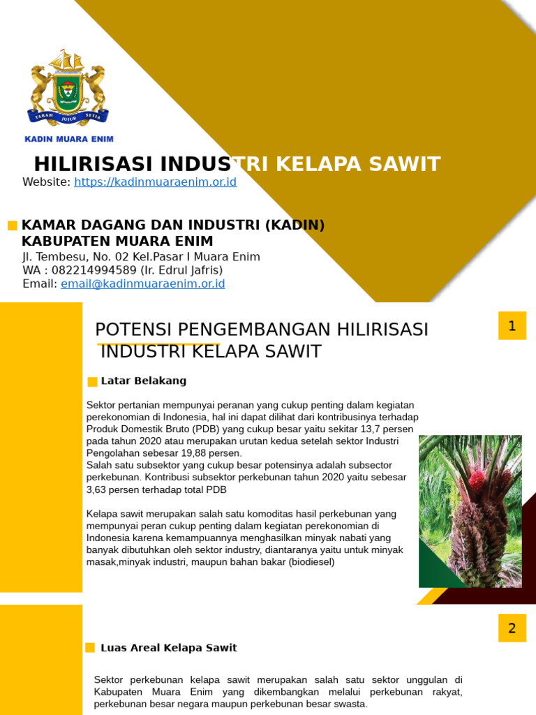 Hilirisasi Kelapa Sawit | PDF