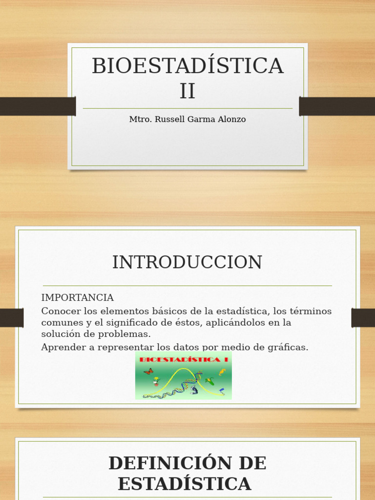 Bioestadística I | PDF | Estadísticas | Muestreo (Estadísticas)
