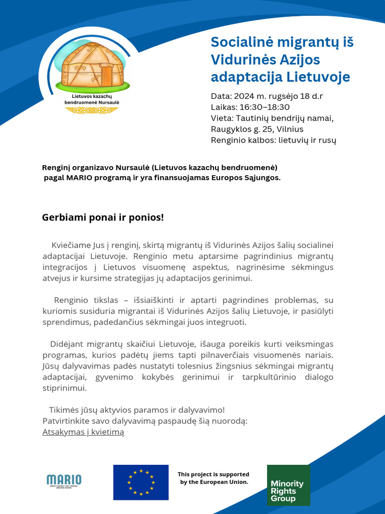 Kvietimas Rugs.18 | PDF