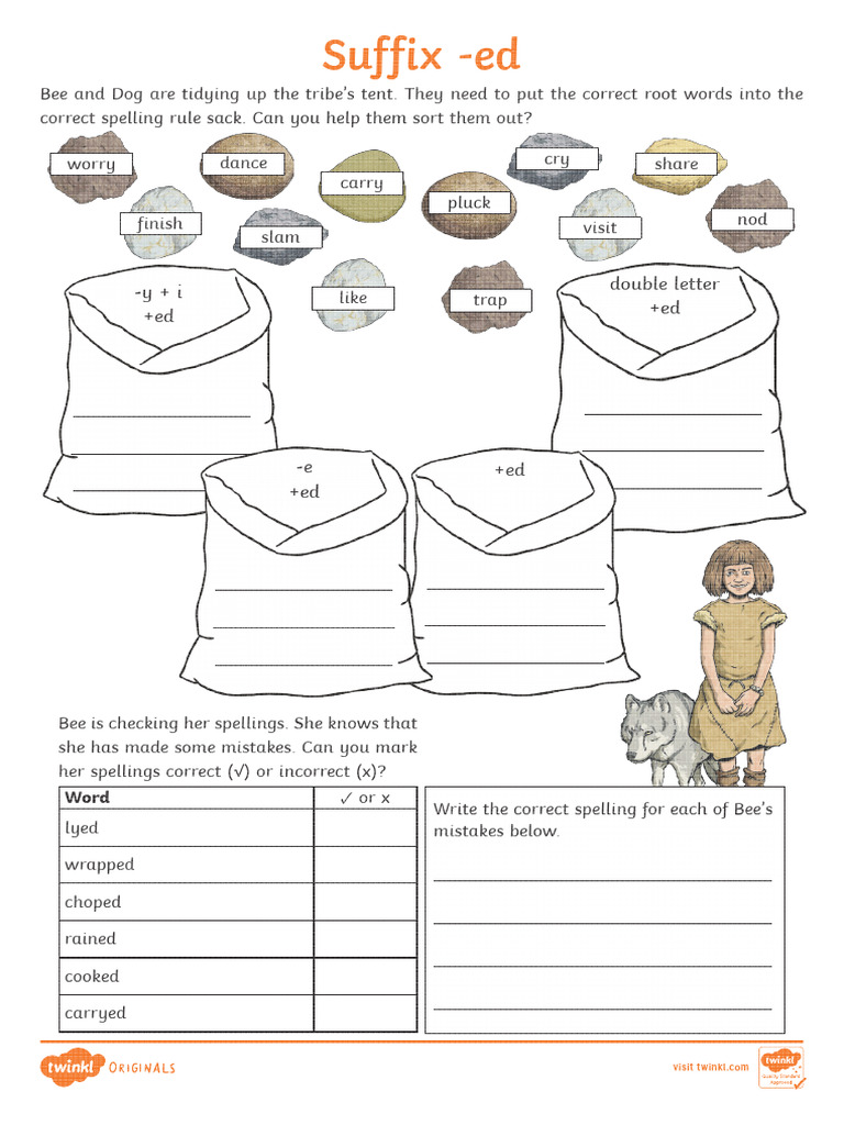 Suffix - Ed Activity | PDF | Linguistics