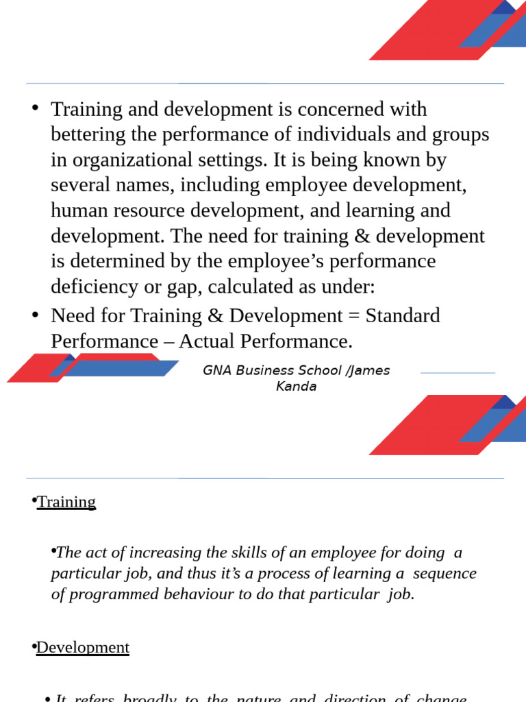 Training and Development, Carrer PL, MGT Dev | PDF | Employment | Business