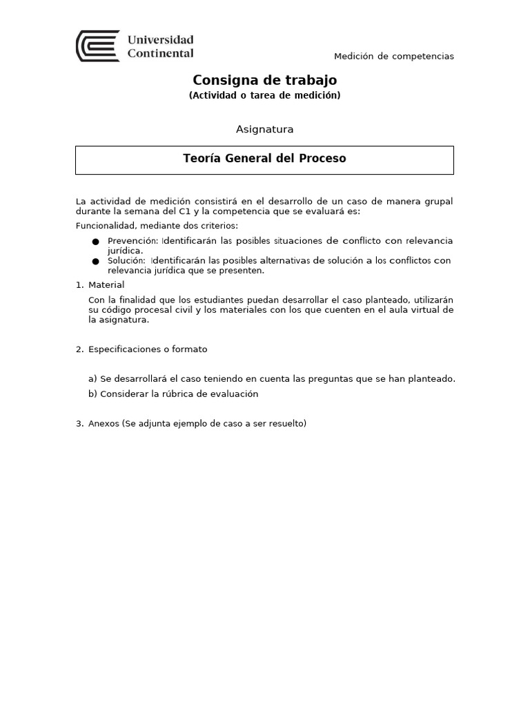 Consigna | PDF