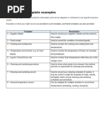 Test Tray Audit Evaluation Form | PDF | Cooking | Cuisine