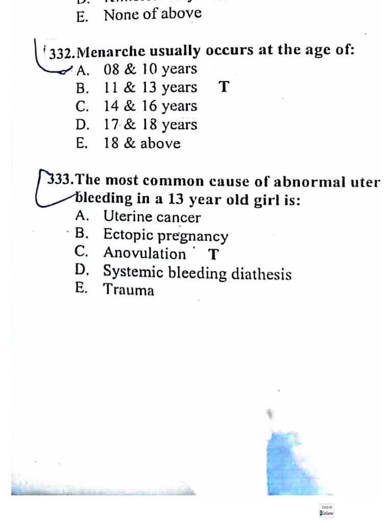 Gynae Corrected Bcqs PDF 3.... | PDF