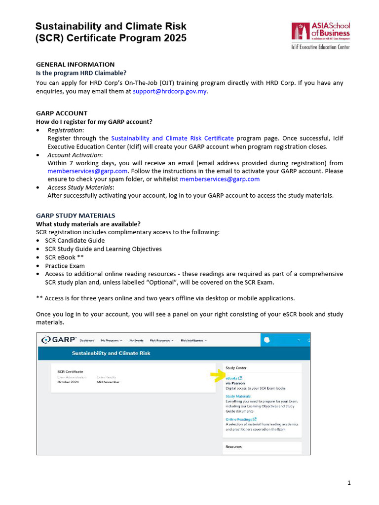 2025 GARP SCR Exam Registration Guide | PDF | Identity Document