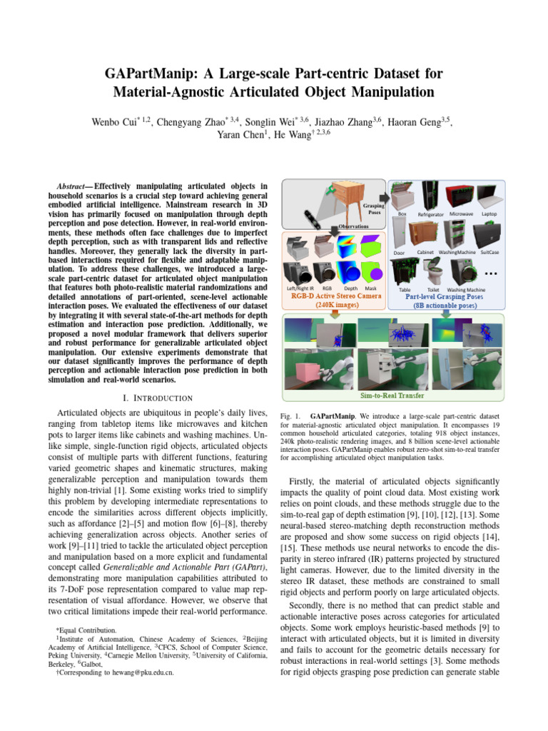 A Large-Scale Part-Centric Dataset For Material-Agnostic Articulated ...
