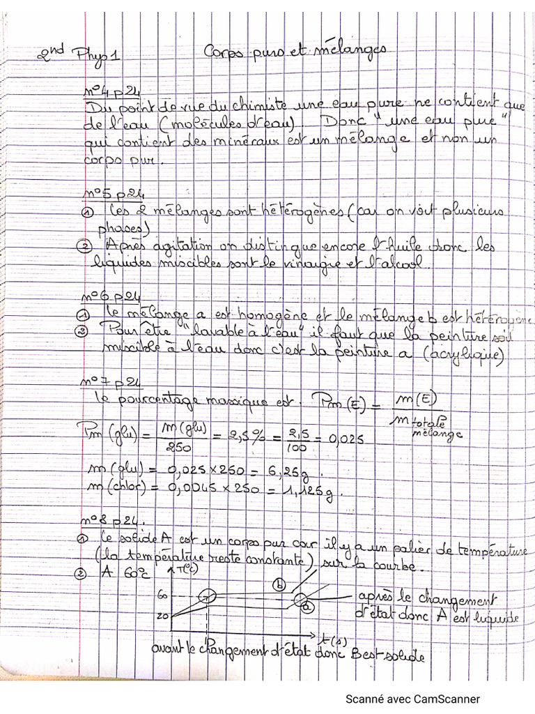 Correction 2nd - Exos.phys1 | PDF