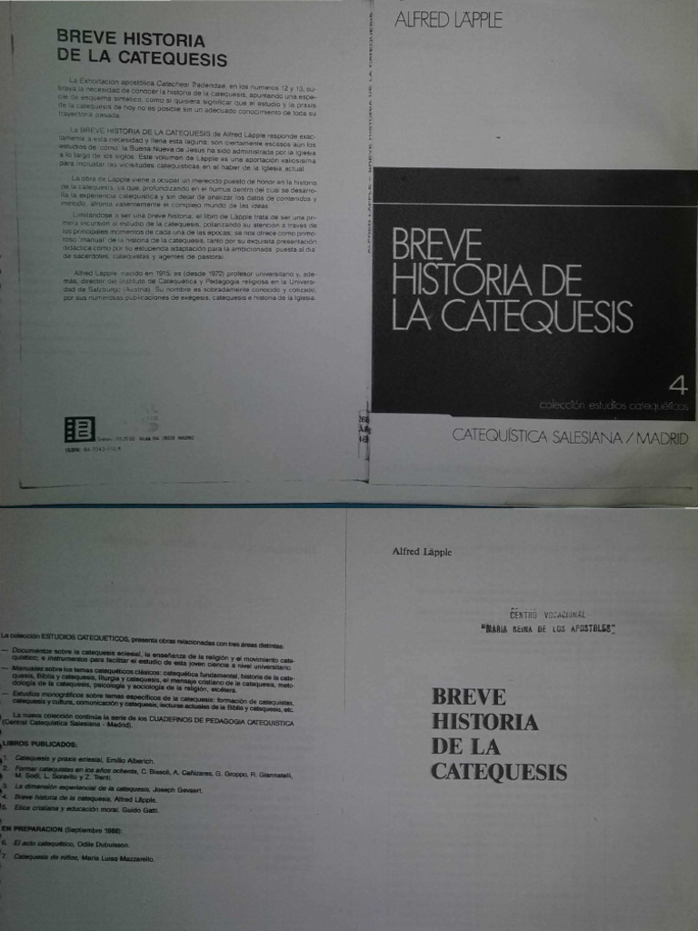 Breve Historia de La Catequesis | PDF | Dios | Verdad