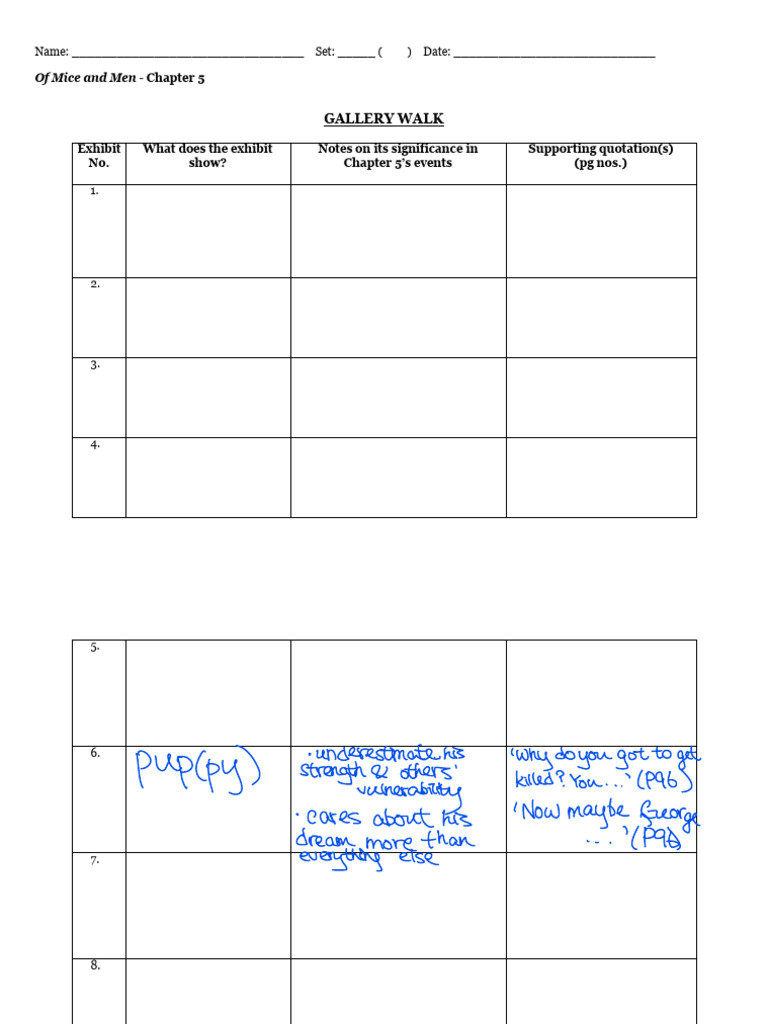 1 Chapter 5 Gallery-Walk Worksheet | PDF
