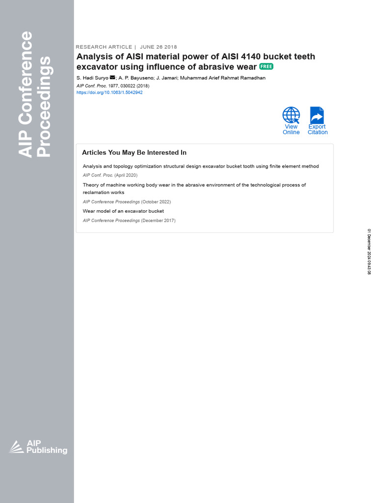 Matirial and Process Bucket Teeth | PDF | Steel | Alloy