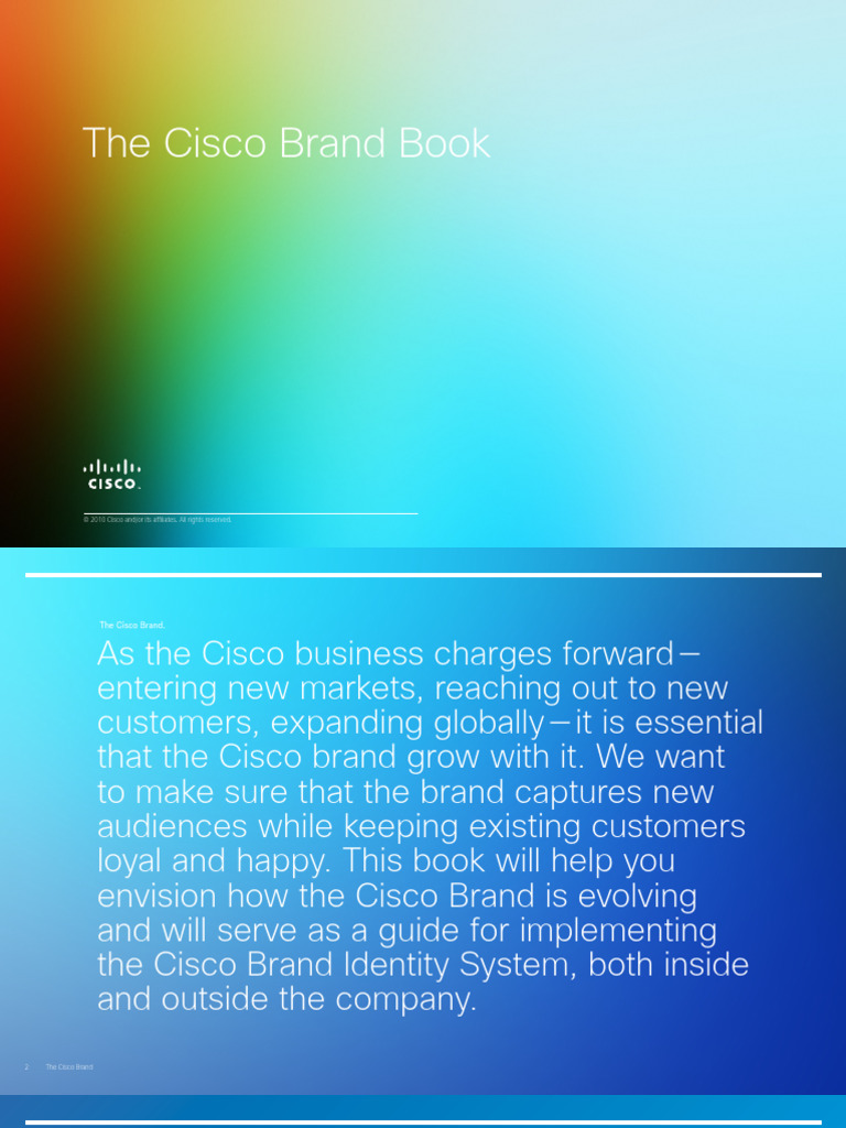 The Cisco Brand Book: © 2010 Cisco And/or Its Affiliates. All Rights ...