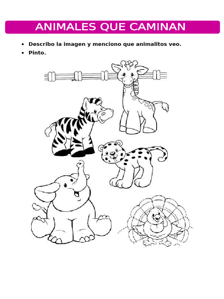 Animales Que Caminan | PDF